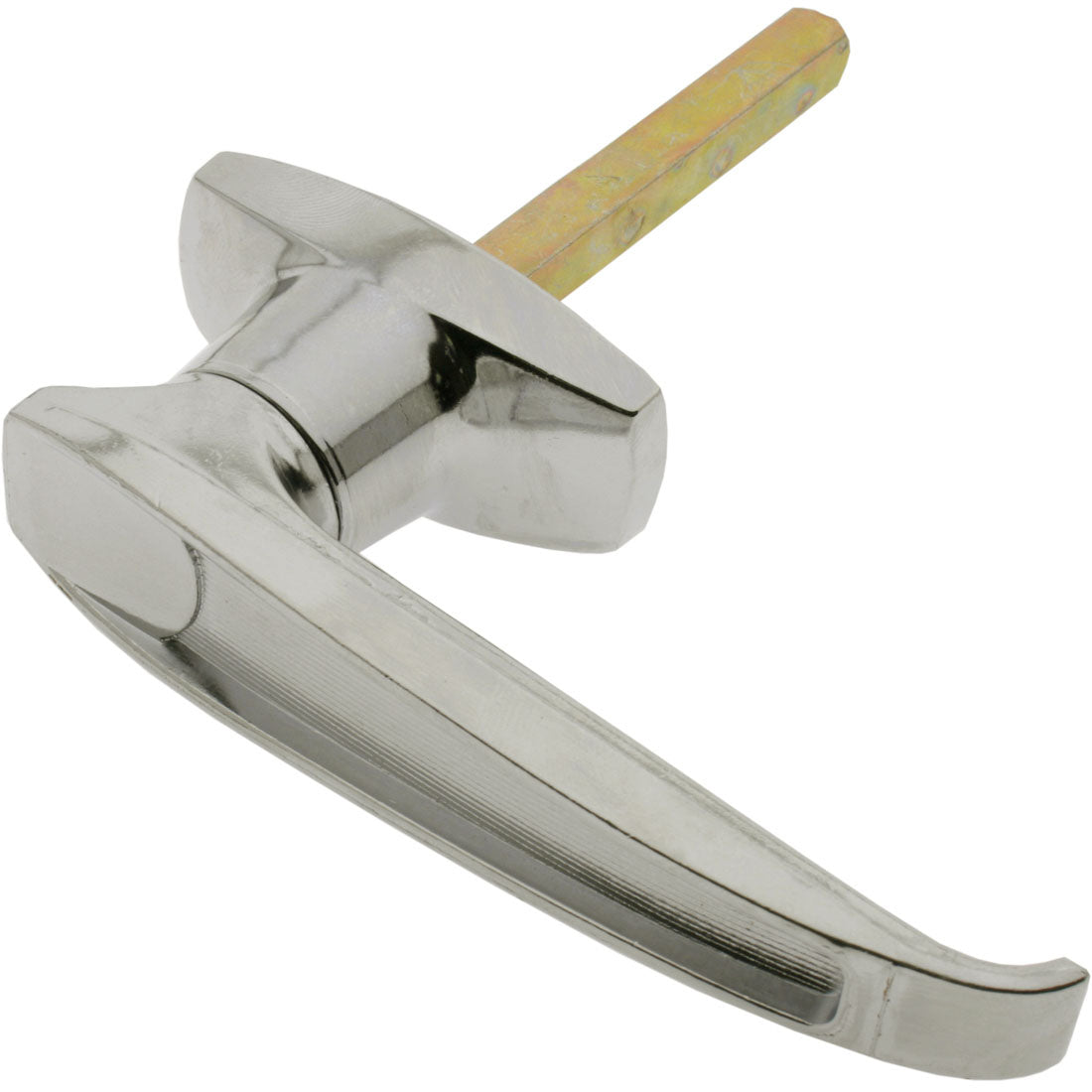 L Handle Non Locking Rear Fix 180deg Chrome 115mm – Co-Mac