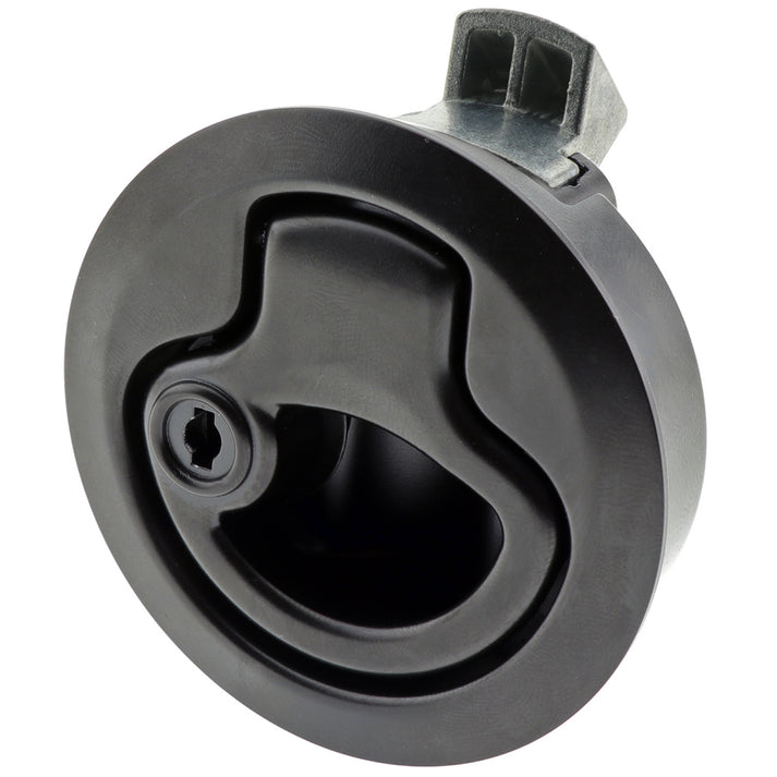 Slam Latch Round Black Keyed 60mm – Co-Mac