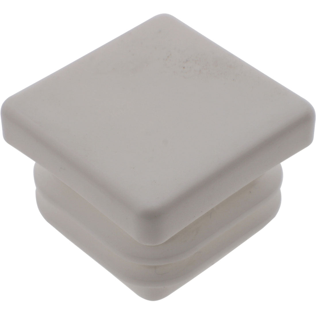 Square Plug Ribbed Plastic White 22.4mm – Co-Mac