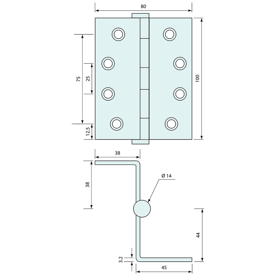Hospital Hinge – Co-Mac