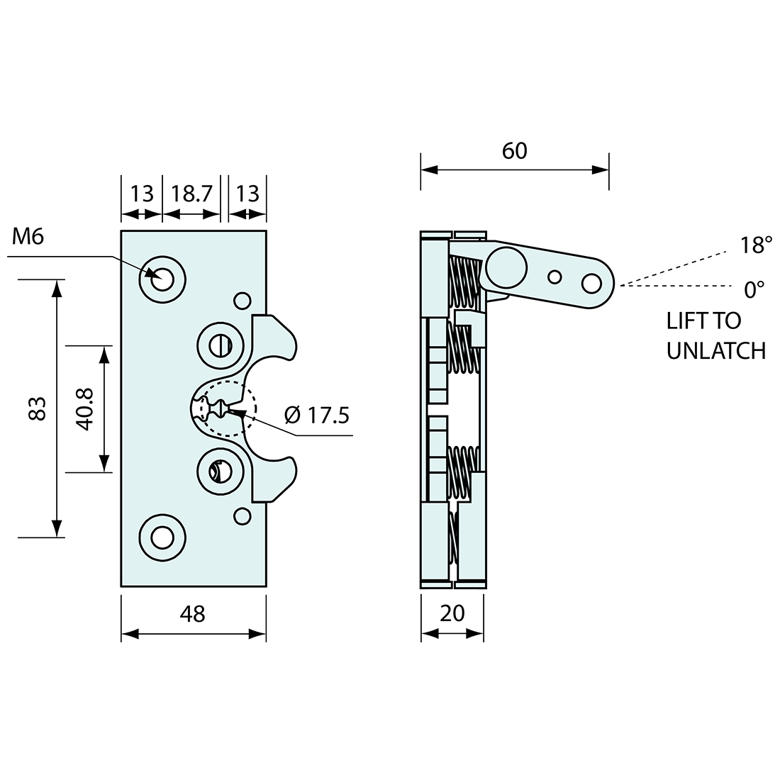 Heavy Duty Rotary Latches Lever Type – Co-Mac