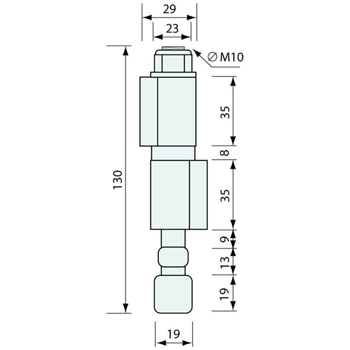 Weld On Bottom Guide 100kg Per Leaf For 300kg 500kg Track – Co-Mac