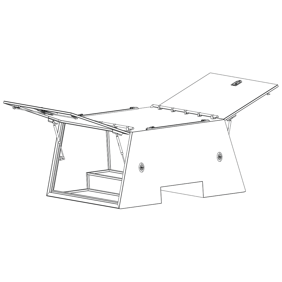 Ute Canopy Plan 2 Door – Co-Mac