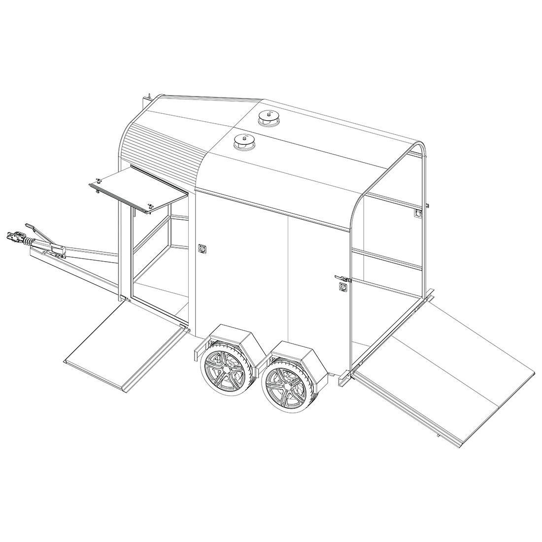 Horse Float Tandem - Free Engineering Plan – Co-Mac