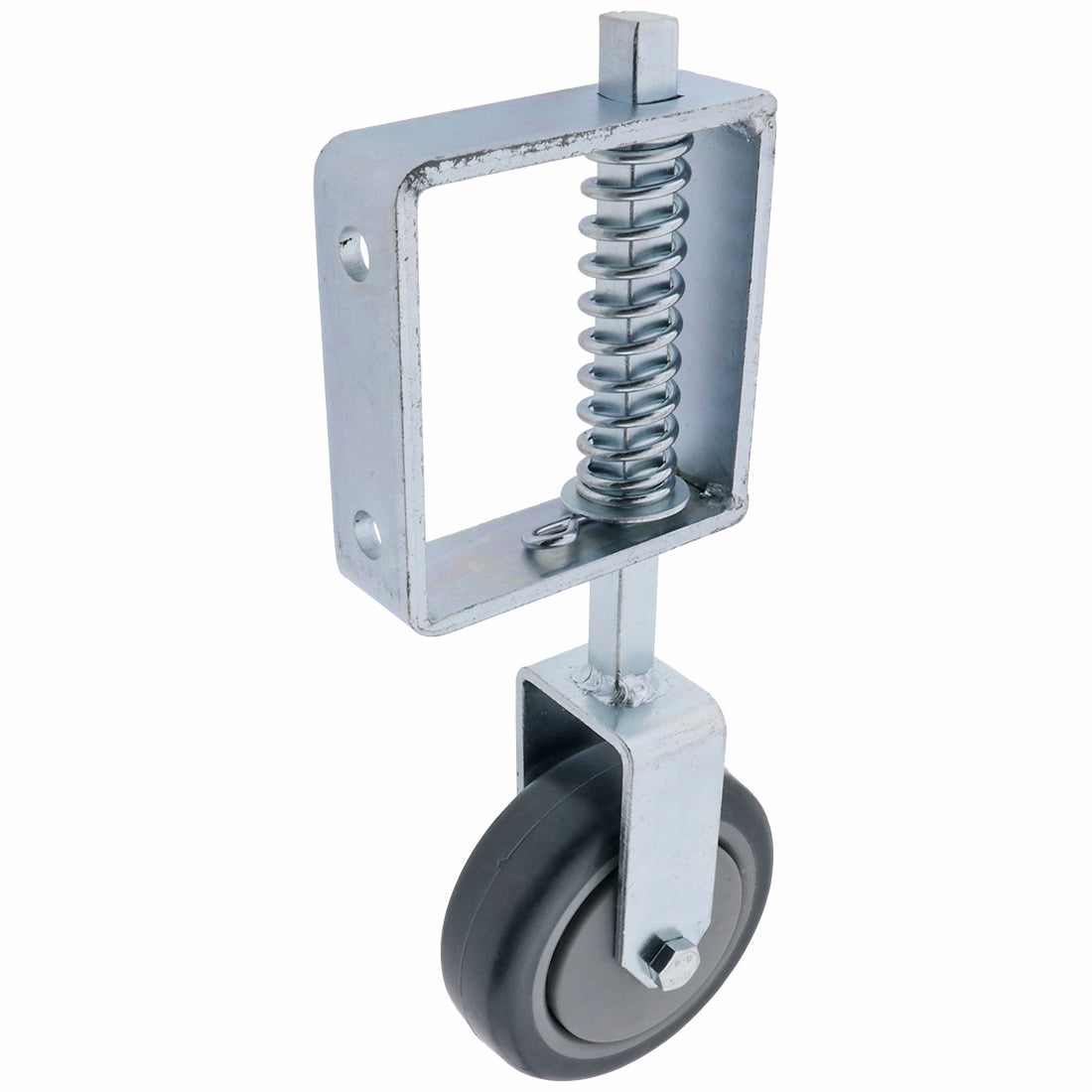 Spring Loaded Gate Castor Zinc Plated 125mm – Co-Mac