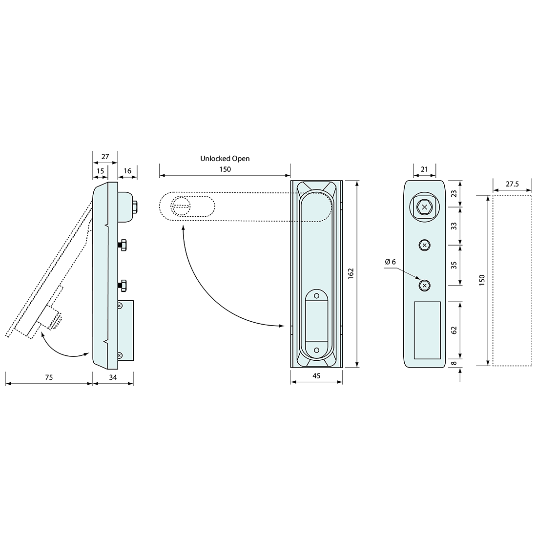 Lockable Swing Handles – Co-Mac