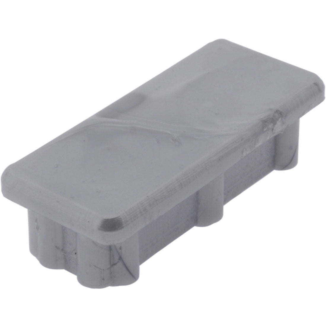 Rectangle Plug Smooth Silver 60x25mm – Co-Mac