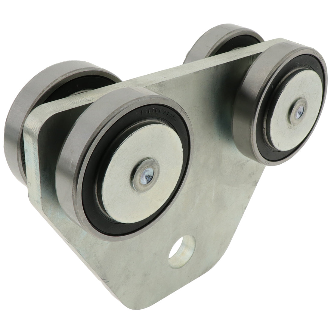 4 Wheel Trolley Zinc Plated 163mm 1000kg Load – Co-Mac