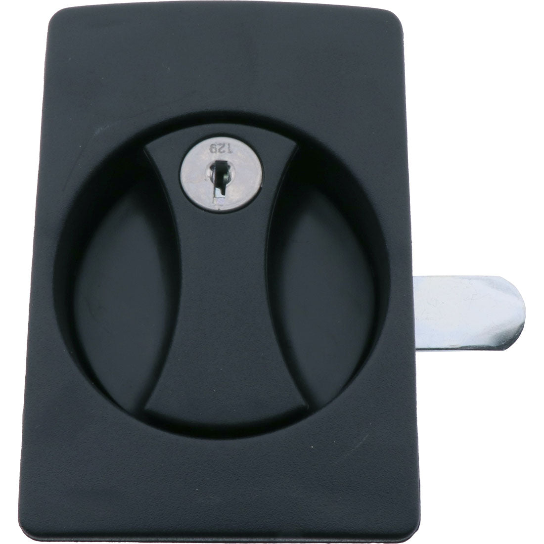 Flush Locking Handle Left Hand Black 106mm x 72mm – Co-Mac